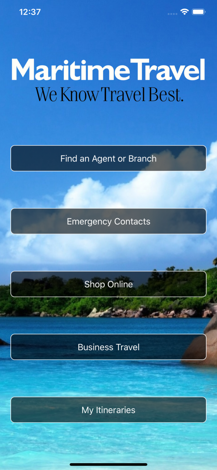 Our App - Maritime Travel